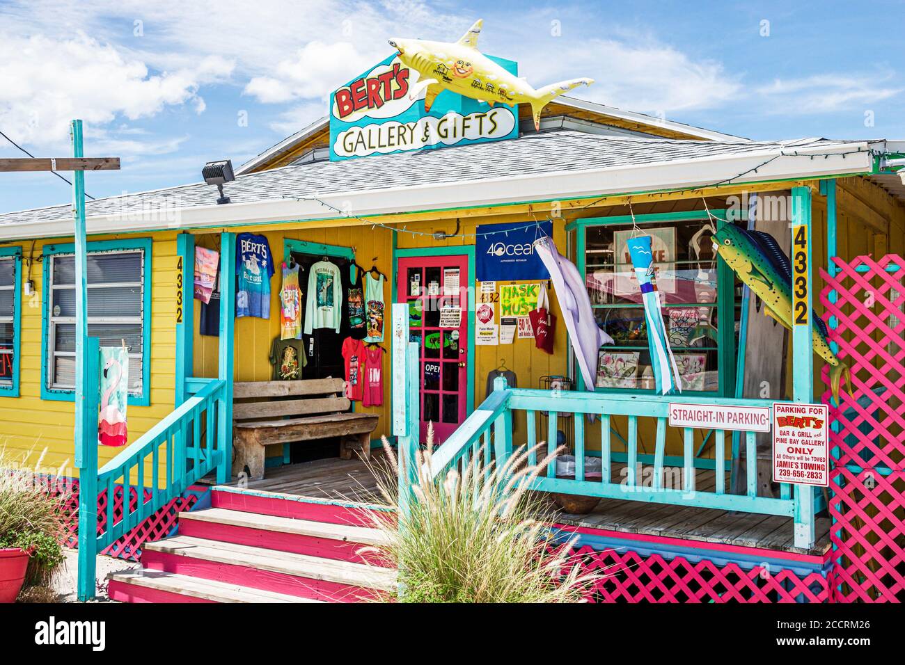 Matlacha Florida Shopping Map Florida Matlacha Hi Res Stock