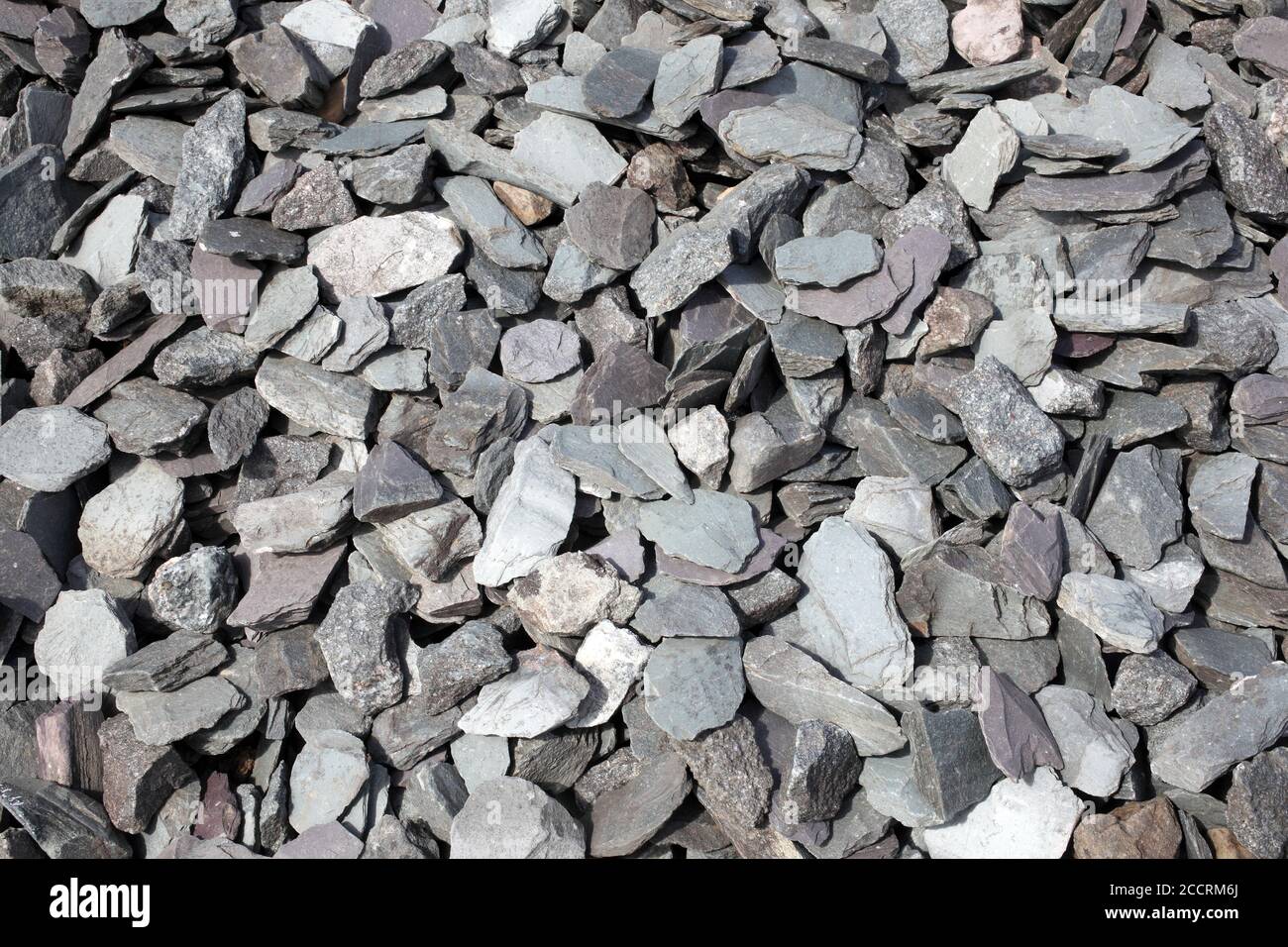 Background of slate stones which are often used in garden landscaping ...