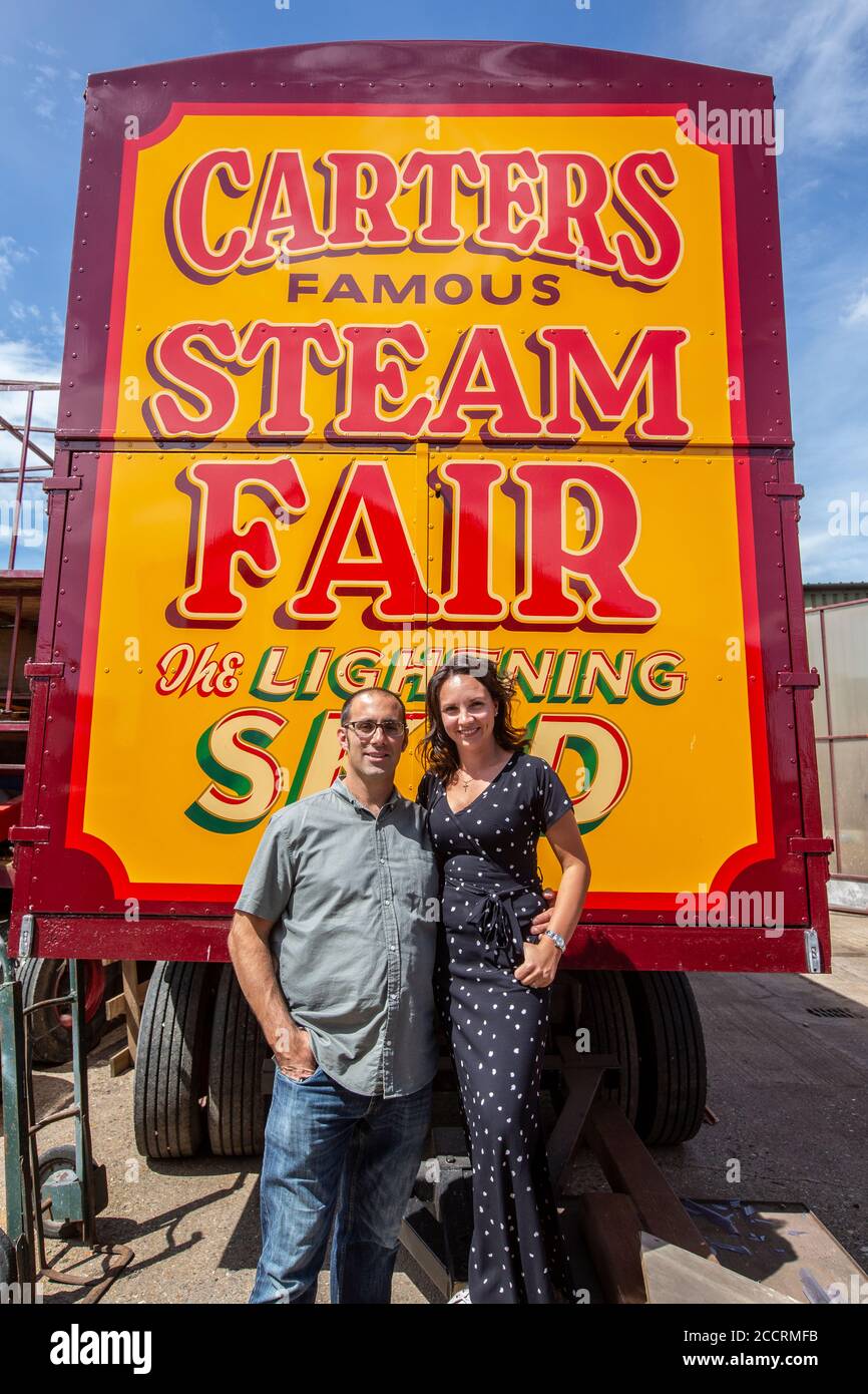 Carters Steam Fair, run by Jobs and Georgina Carter, vintage fairground ...