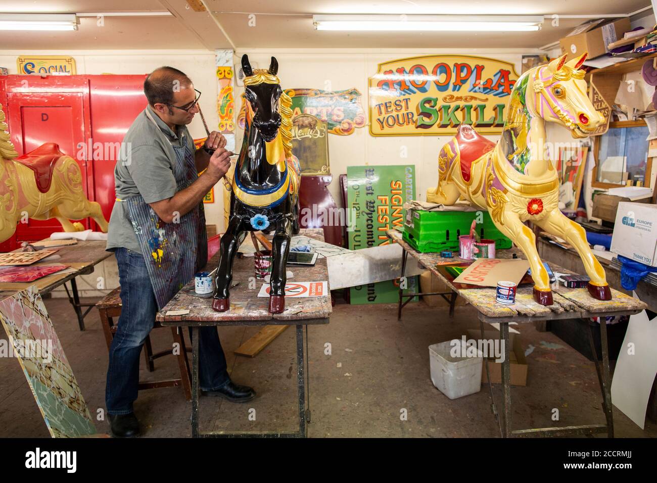 Carters Steam Fair, run by Jobs and Georgina Carter, vintage fairground ...