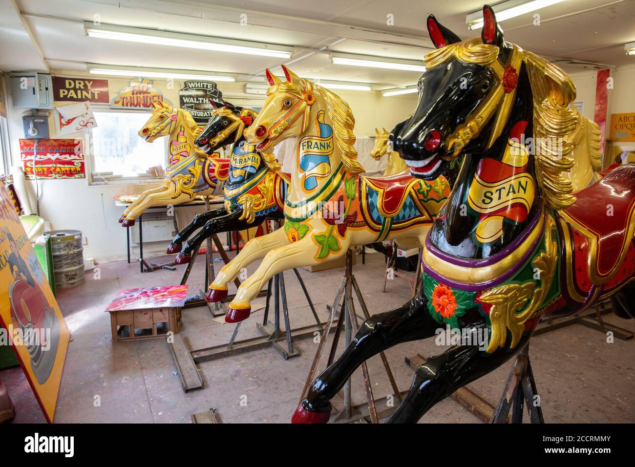Carters Steam Fair, run by Jobs and Georgina Carter, vintage fairground ...