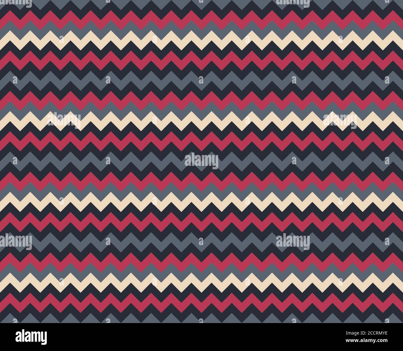 Zigzag Pattern Seamless Zig Zag Background Color Vector Abstract Design Stock Vector Image