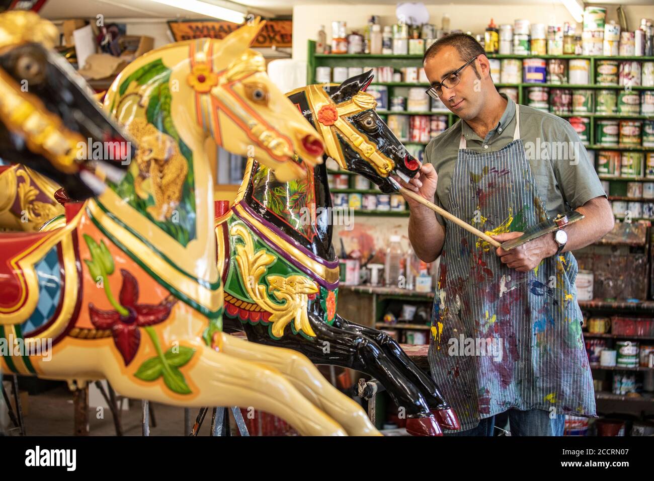 Carters Steam Fair, run by Jobs and Georgina Carter, vintage fairground ...