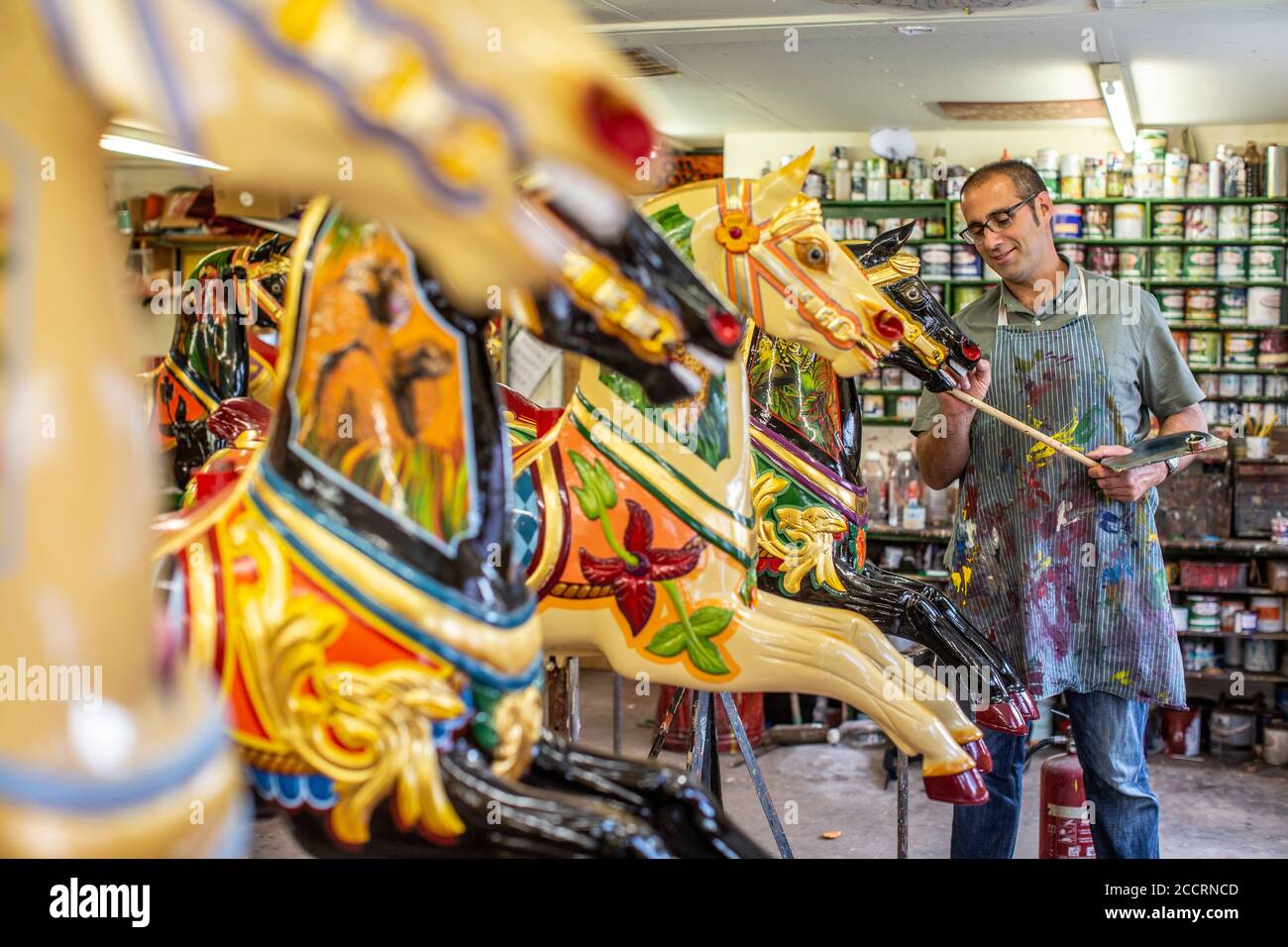 Carters Steam Fair, run by Jobs and Georgina Carter, vintage fairground ...