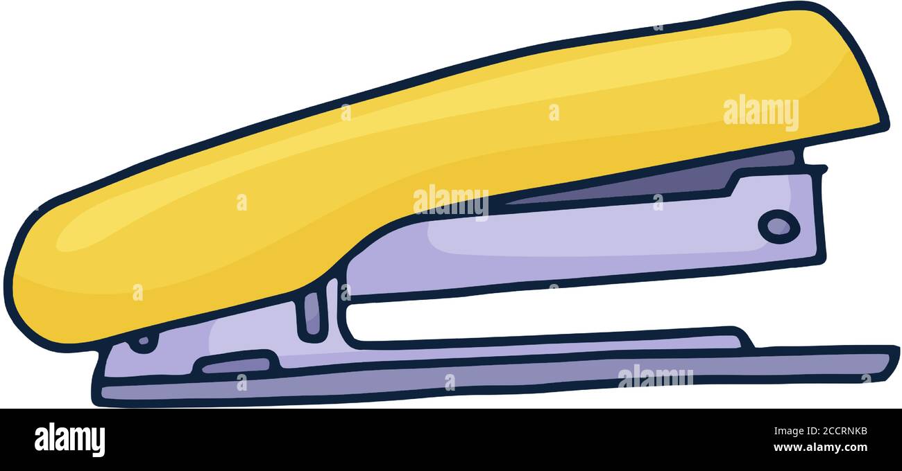 Handdrawn stapler doodle icon. Hand drawn Sign symbol. Decoration ...
