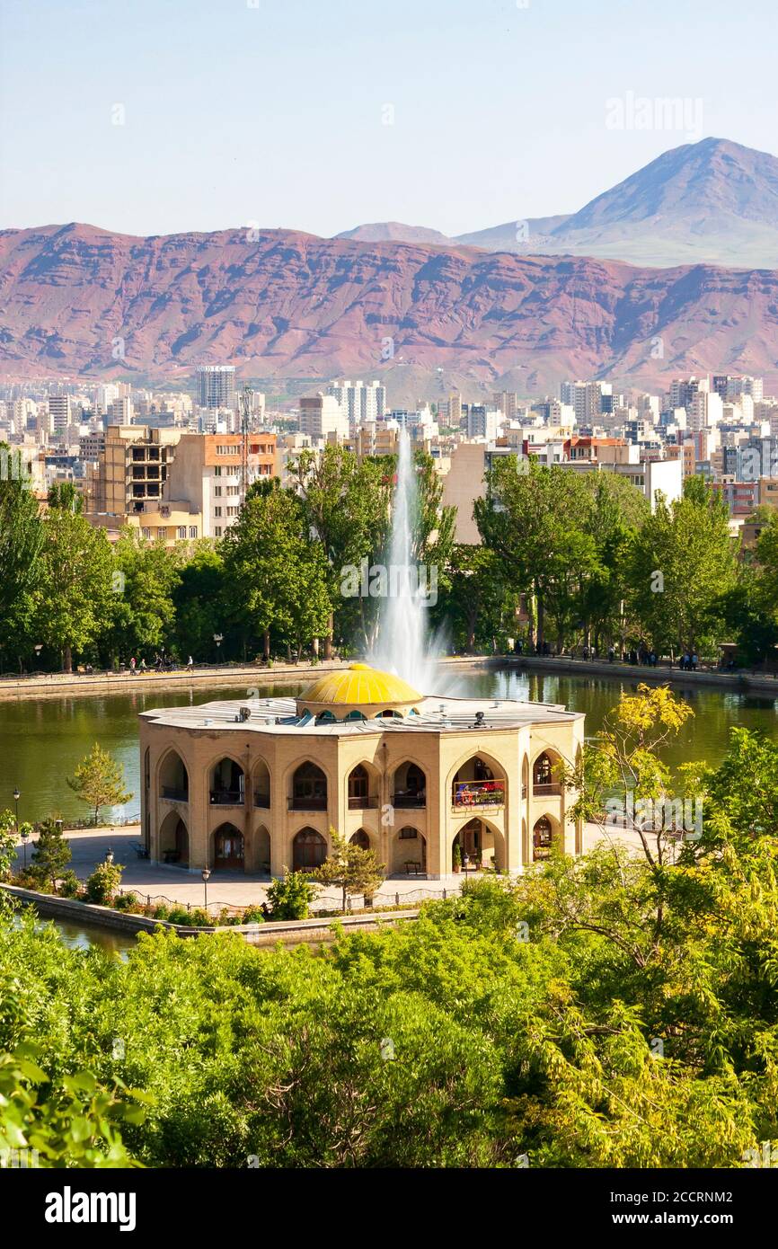 El Goli or Shah Goli historical buidling in Tabriz, Iran Stock Photo ...