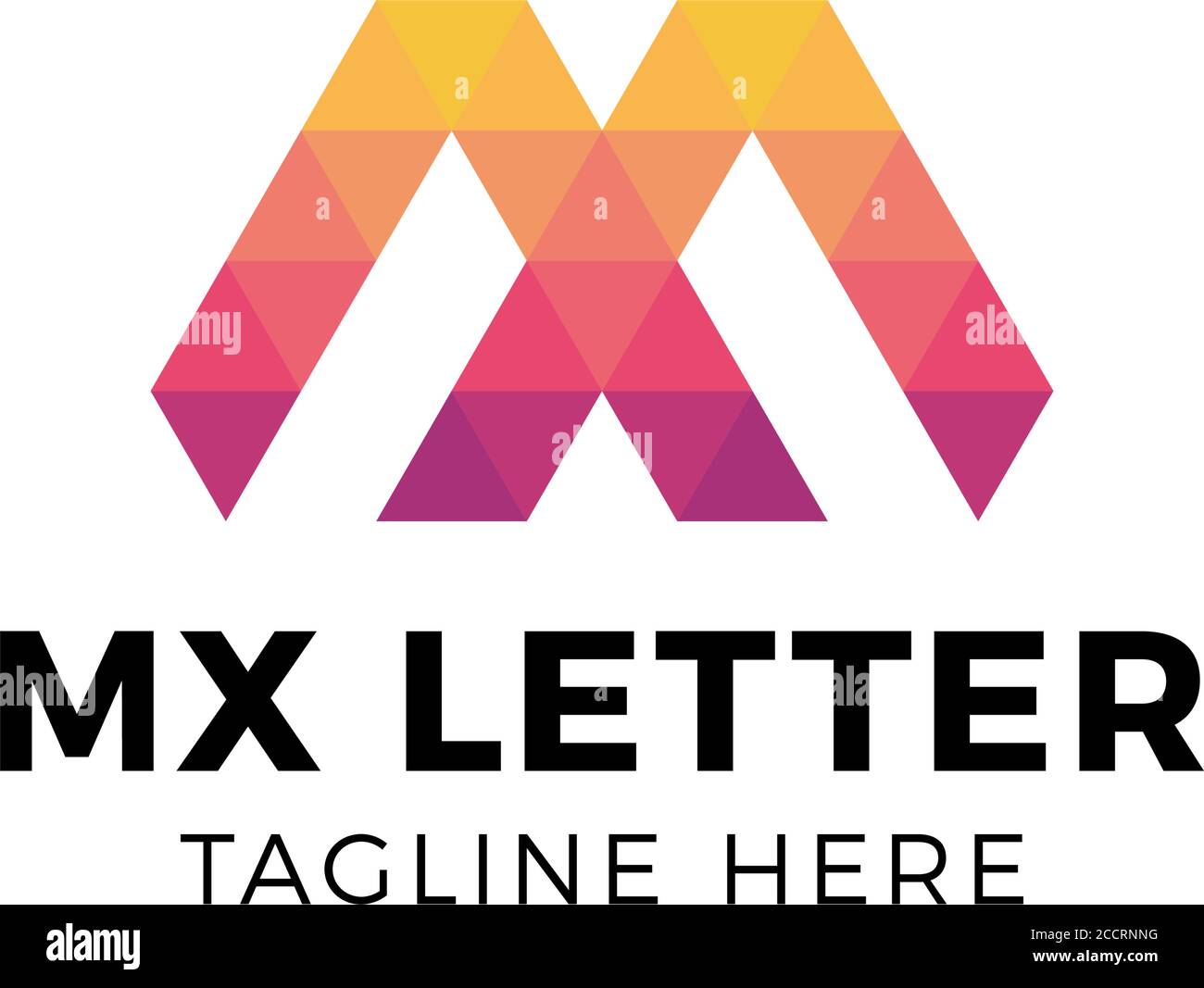 Outstanding professional elegant trendy awesome artistic sport M MX XM initial based Alphabet ...