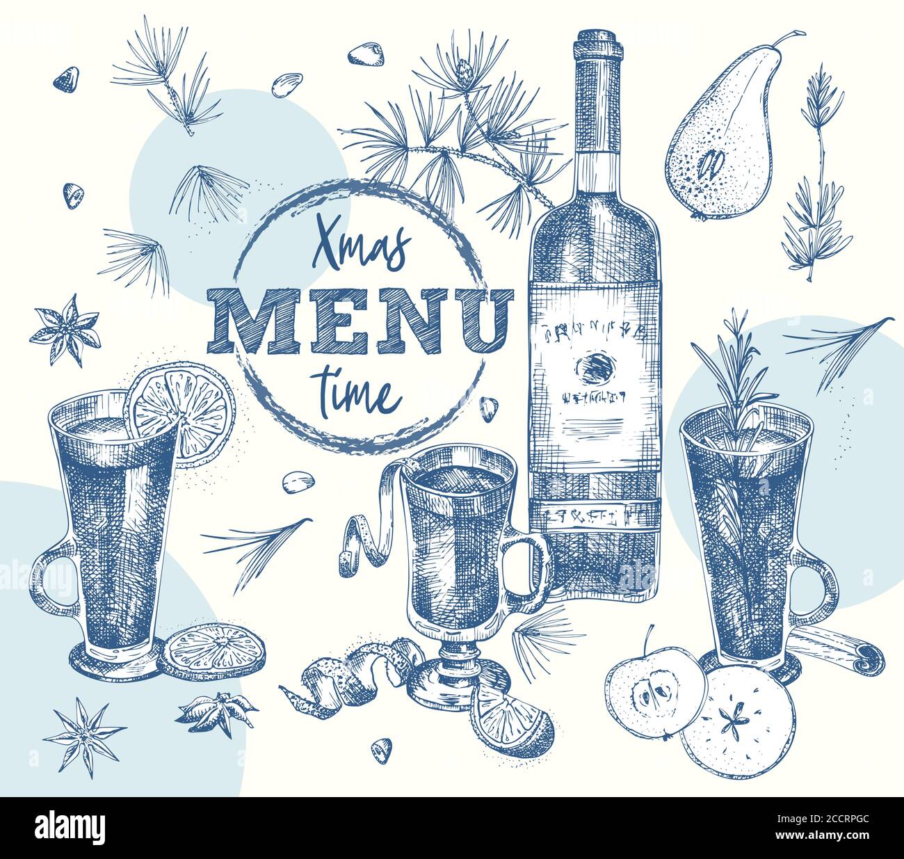 Red wine recipe Stock Vector Images - Alamy