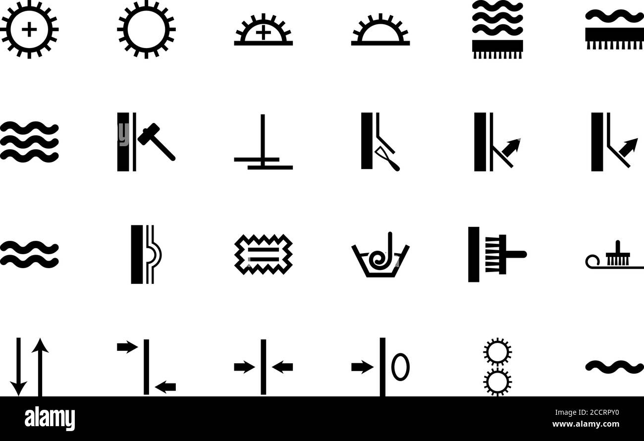 Designation on the wallpaper symbol black color set solid style vector ...