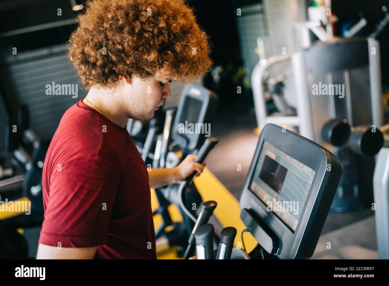 Fat Man Gym High Resolution Stock Photography and Images - Alamy