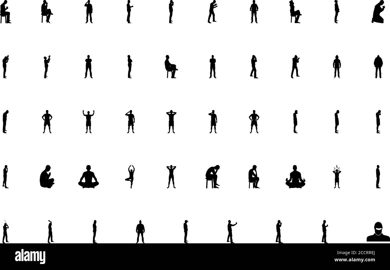 Human Figure Silhouette Vector