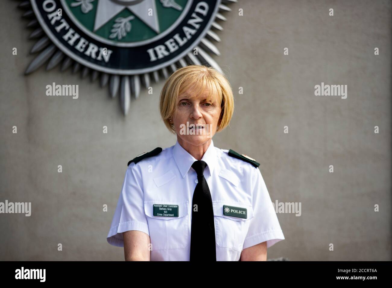 Assistant Chief Constable Barbara Gray during a press conference at ...