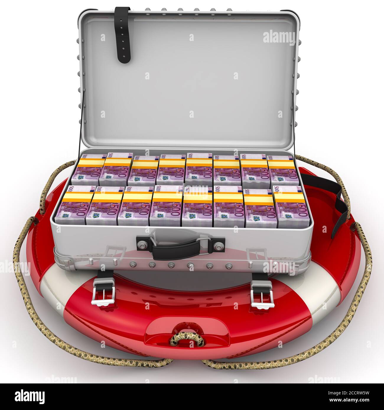 Open briefcase euro hi-res stock photography and images - Alamy
