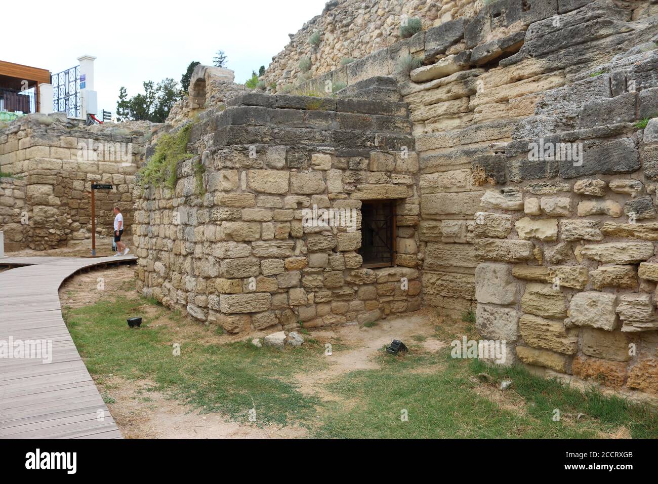 Ruins of the ancient city of Tauric Chersonesos in Sevastopol, Crimea ...