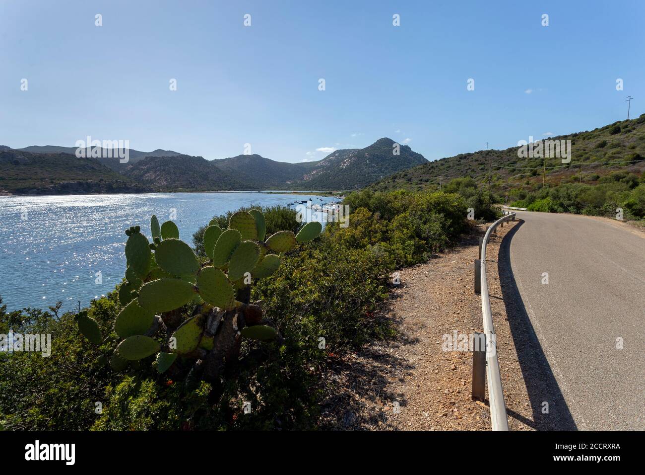 Coast of South Sardinia on a summer day, Italy Stock Photo - Alamy