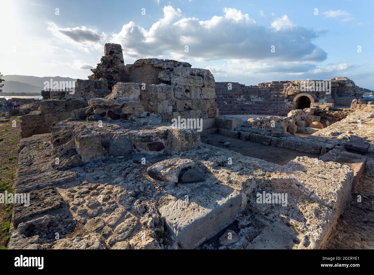 The archaeological site of Nora, Italy Stock Photo - Alamy