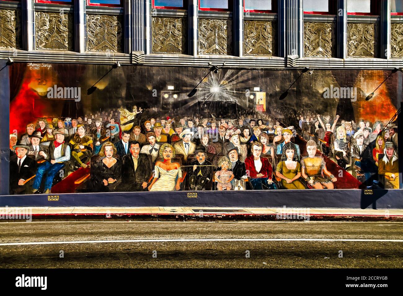 Hollywood actors mural hi-res stock photography and images - Alamy