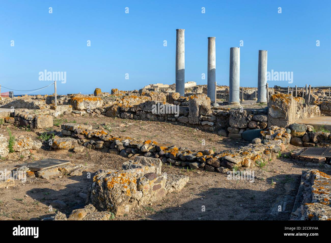 The archaeological site of Nora, Italy Stock Photo - Alamy