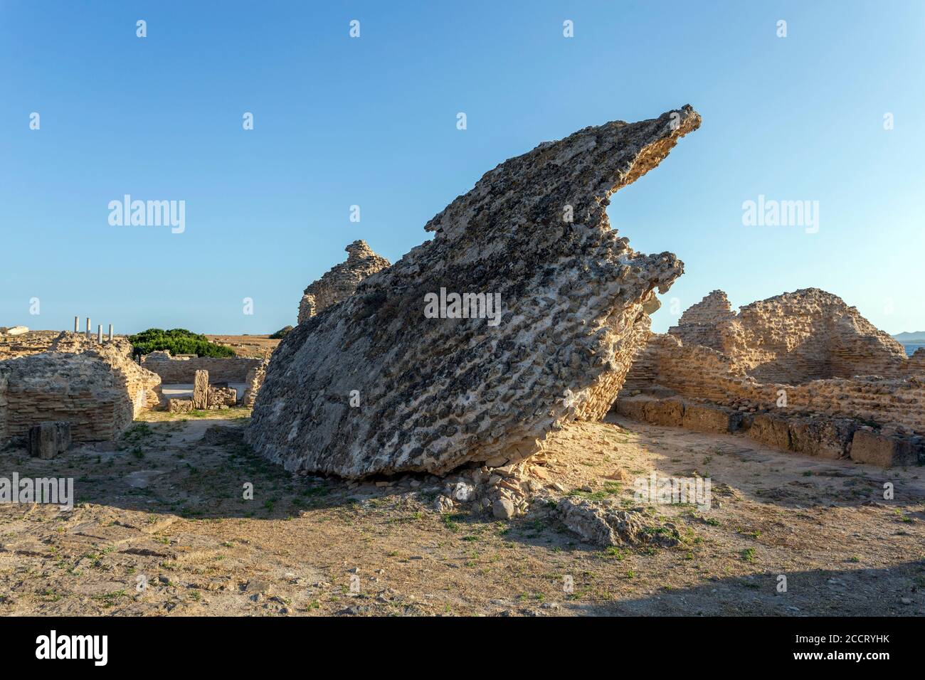 The archaeological site of Nora, Italy Stock Photo - Alamy