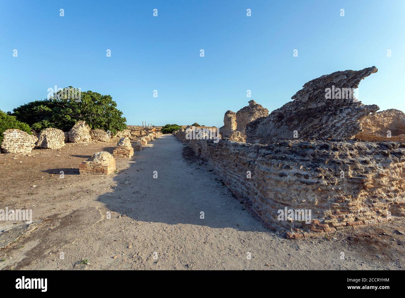 The archaeological site of Nora, Italy Stock Photo - Alamy