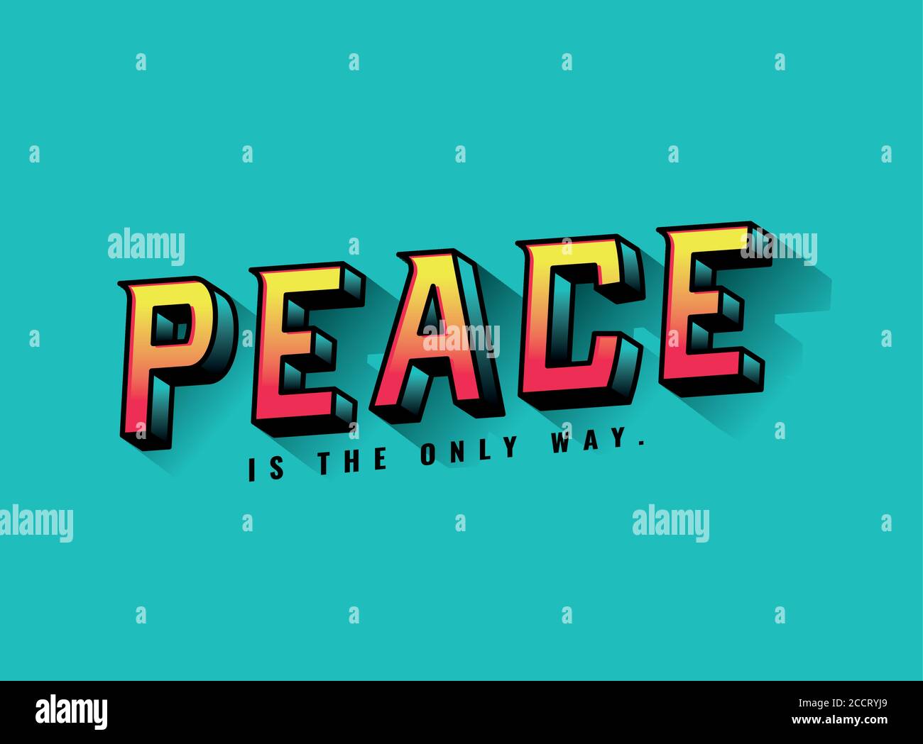 Way of peace Stock Vector Images - Alamy