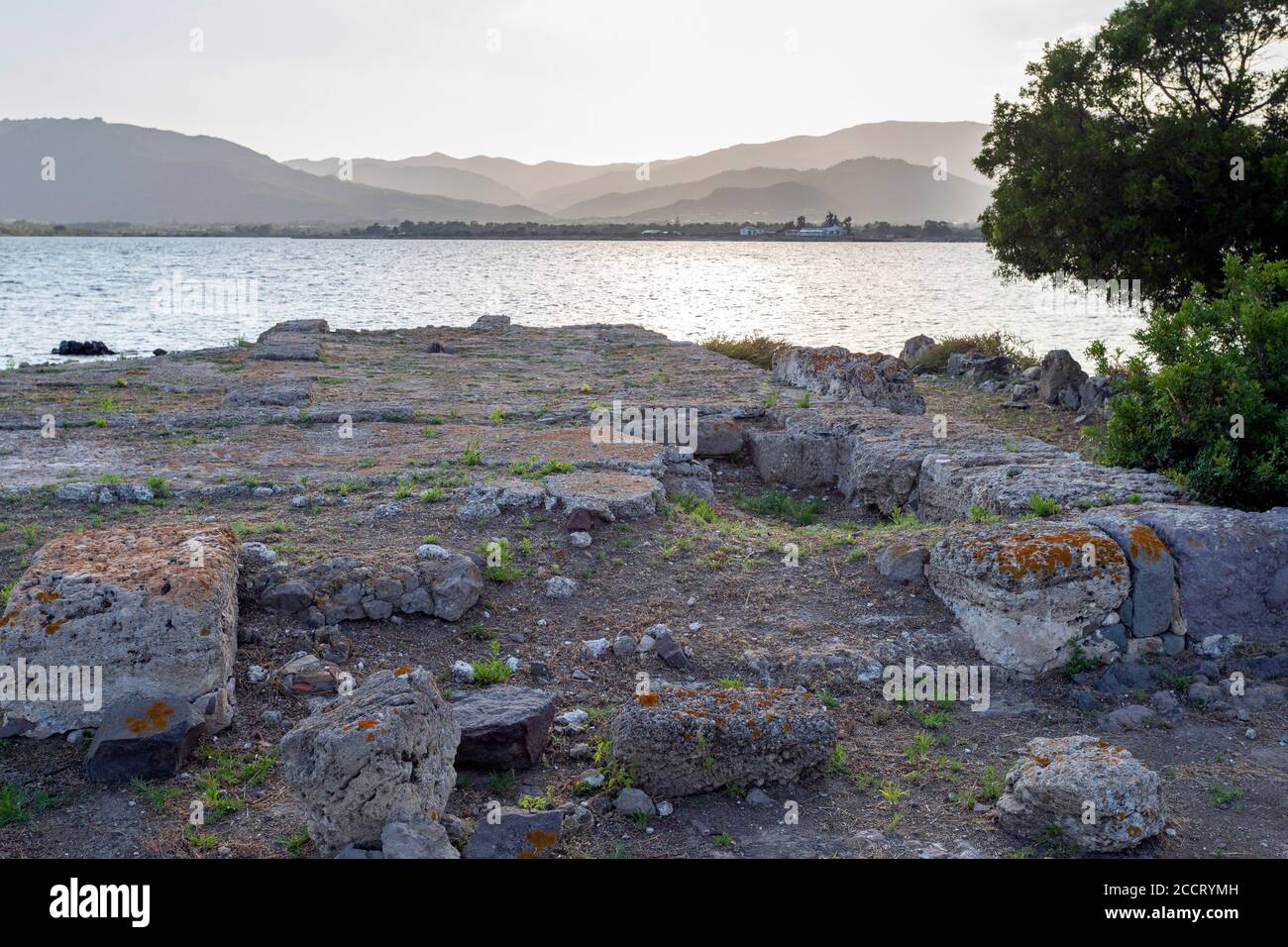 The archaeological site of Nora, Italy Stock Photo - Alamy