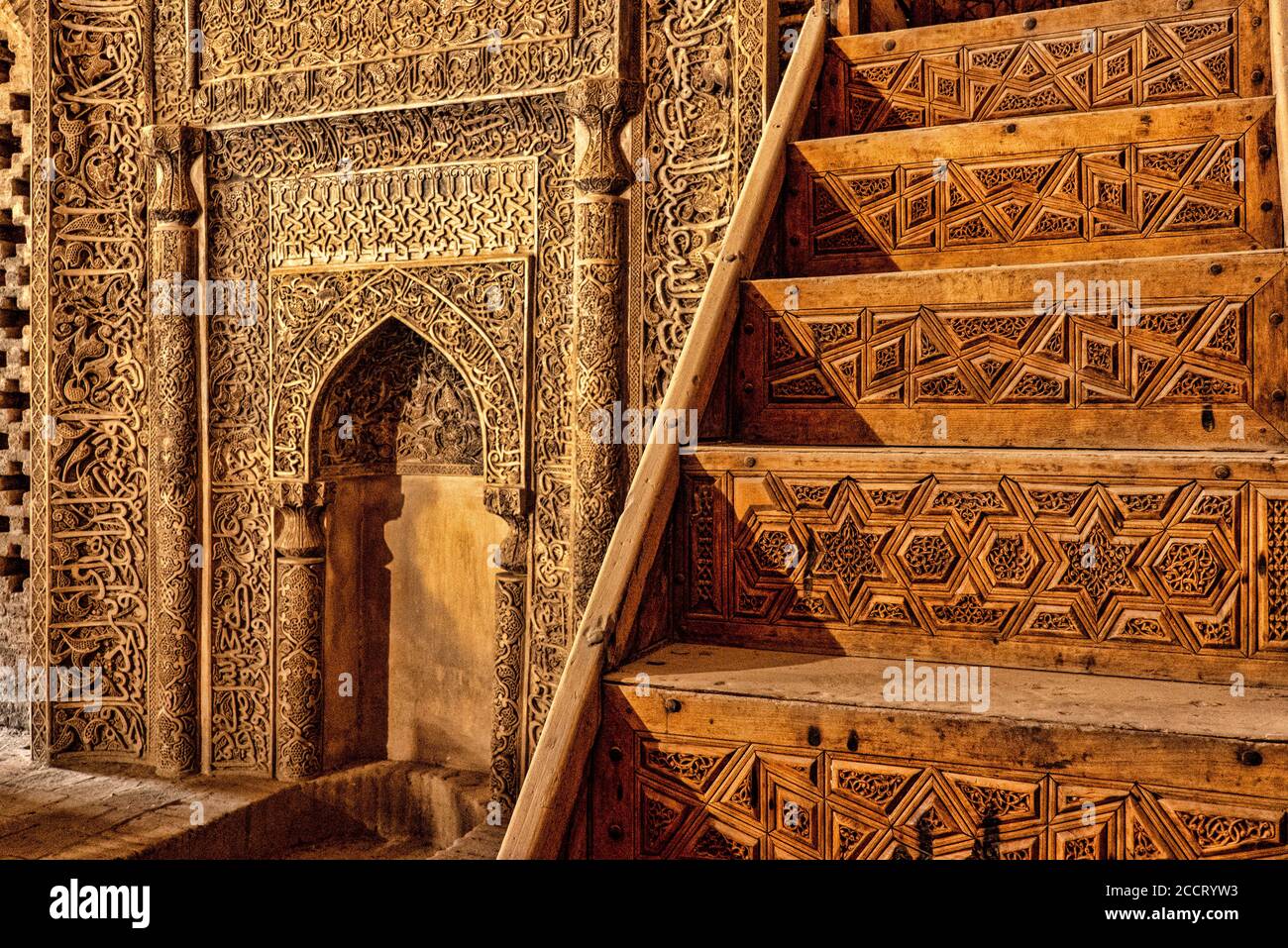 Prayer chair, Jameh Mosque, friday mosque, Isfahan, Iran Stock Photo ...