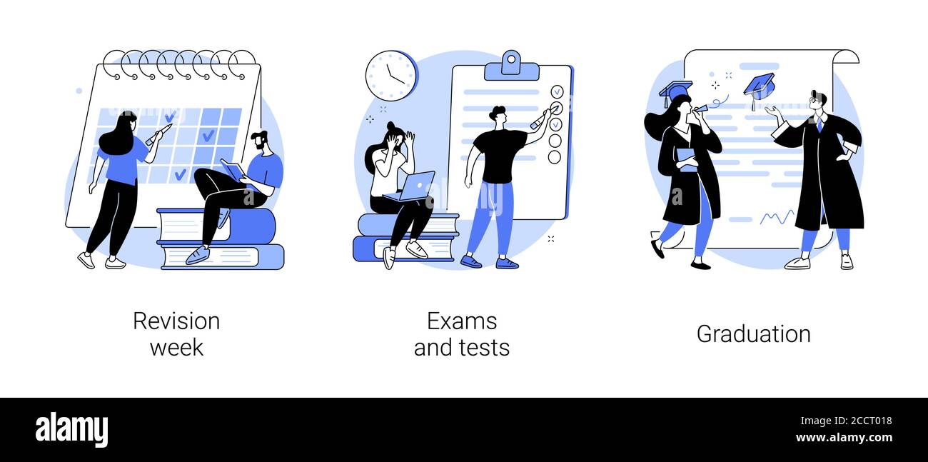 School and college activity abstract concept vector illustrations Stock ...
