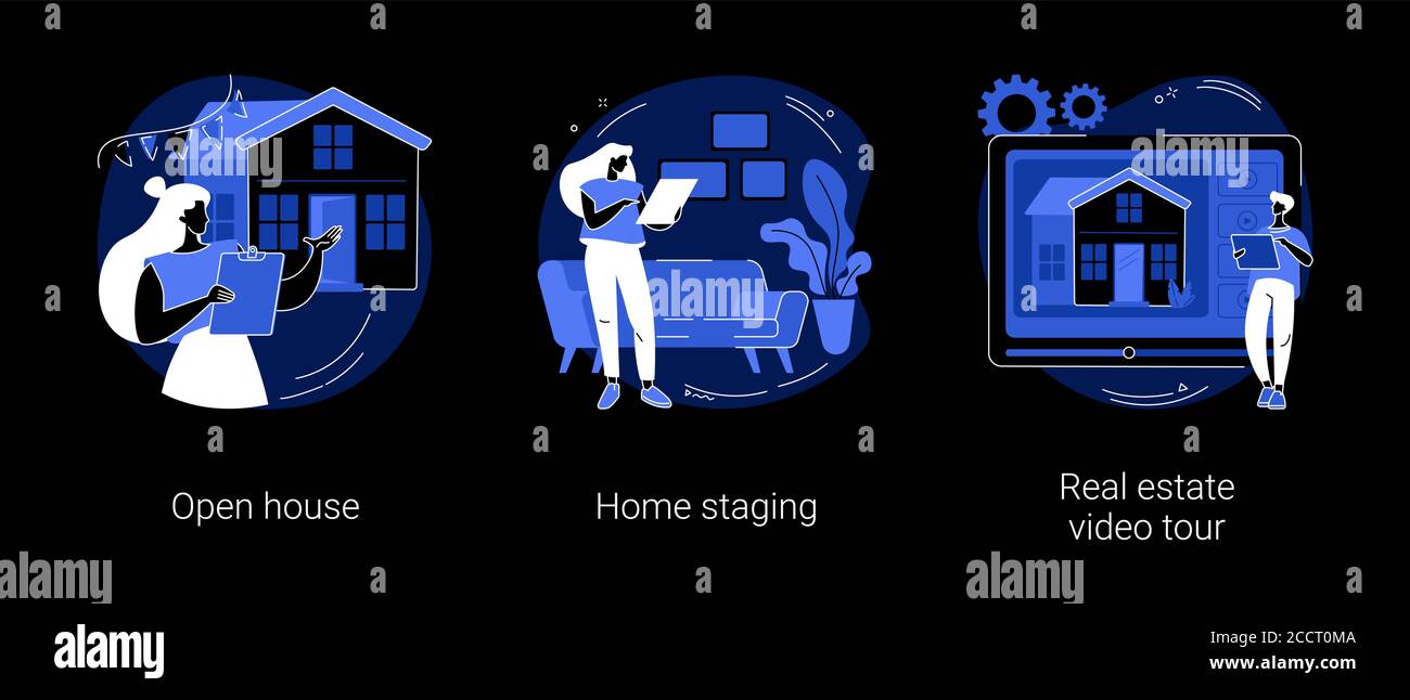 Home For Sale Abstract Concept Vector Illustrations Stock Vector Image