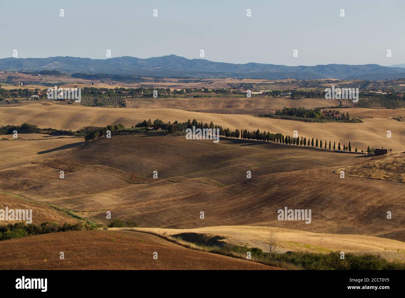 Tuscany landscape, around the city of Siena Stock Photo - Alamy
