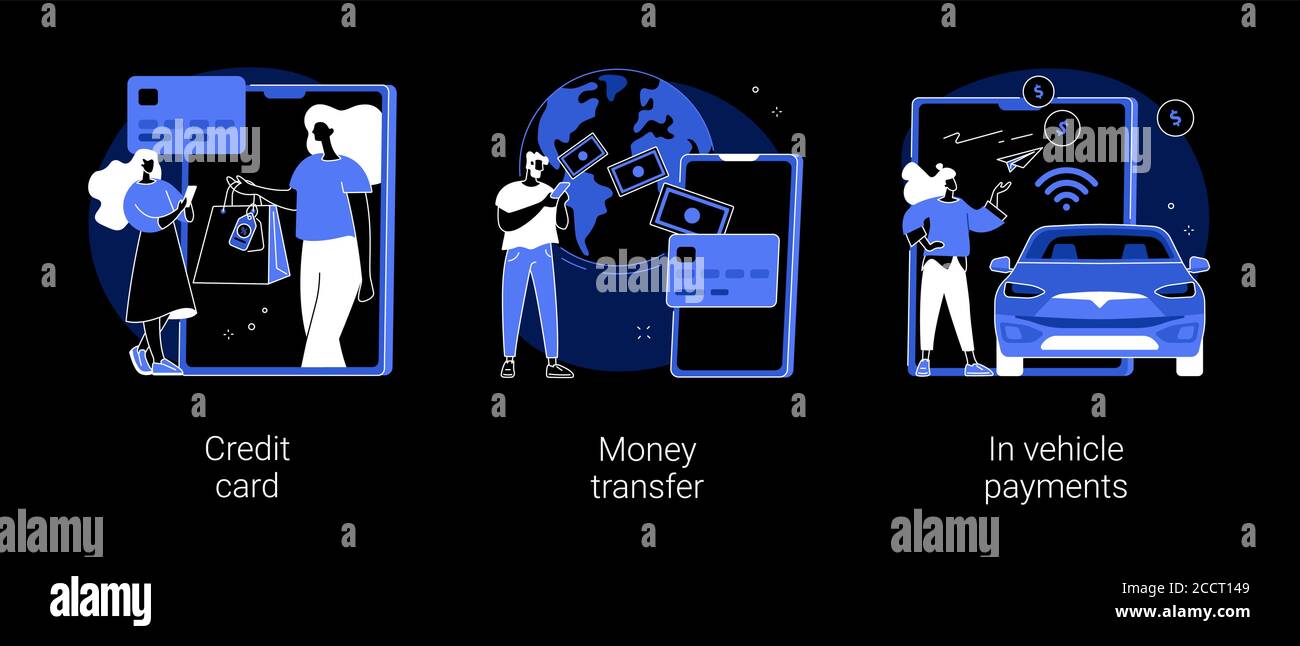 Digital payment abstract concept vector illustrations Stock Vector ...