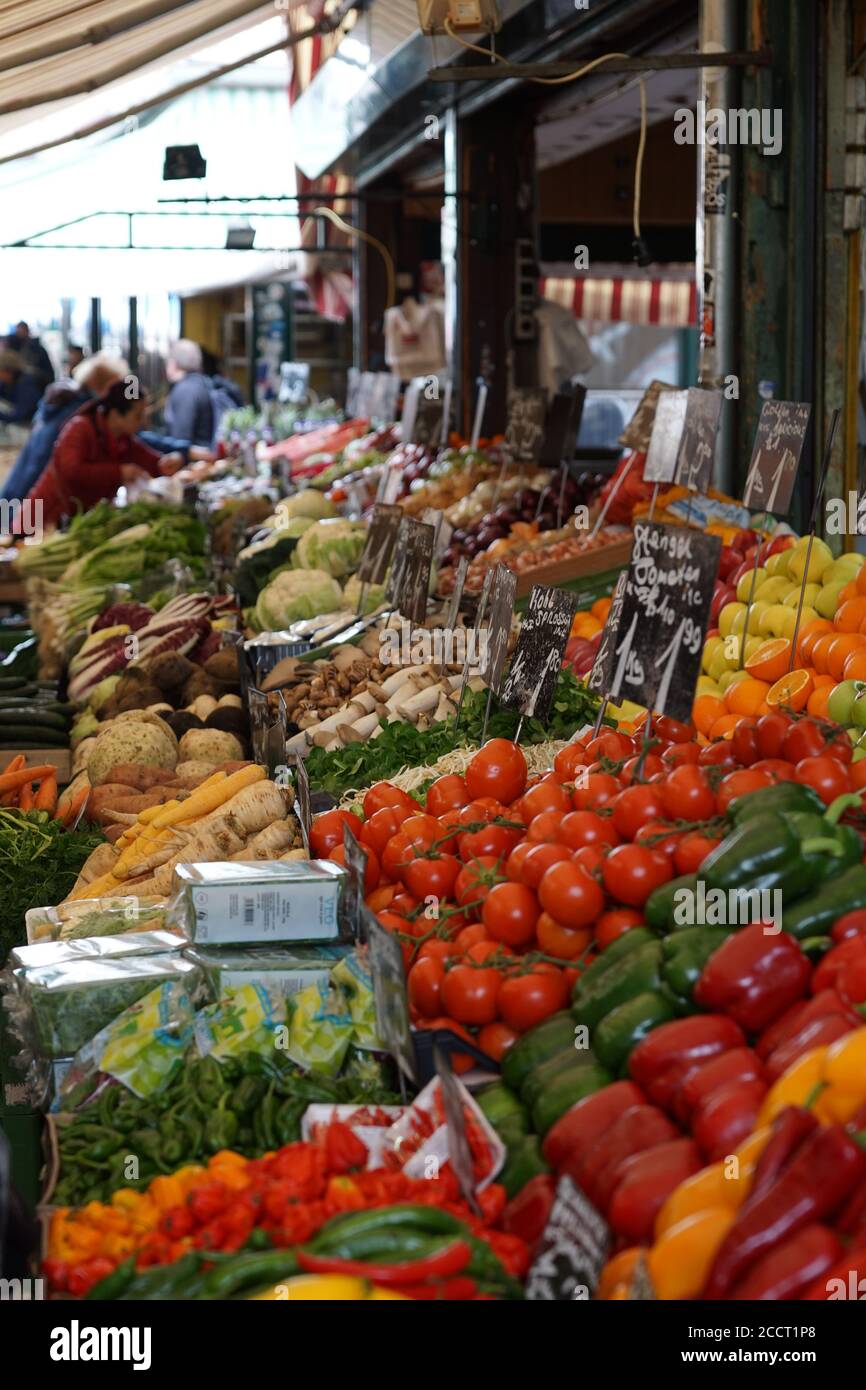Naschmarkt Vienna's most popular market. Austria Stock Photo - Alamy