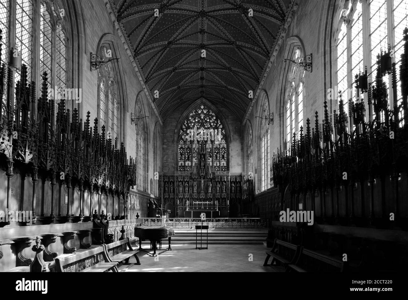Interior of St Botolphs church (Boston Stump), Boston town ...