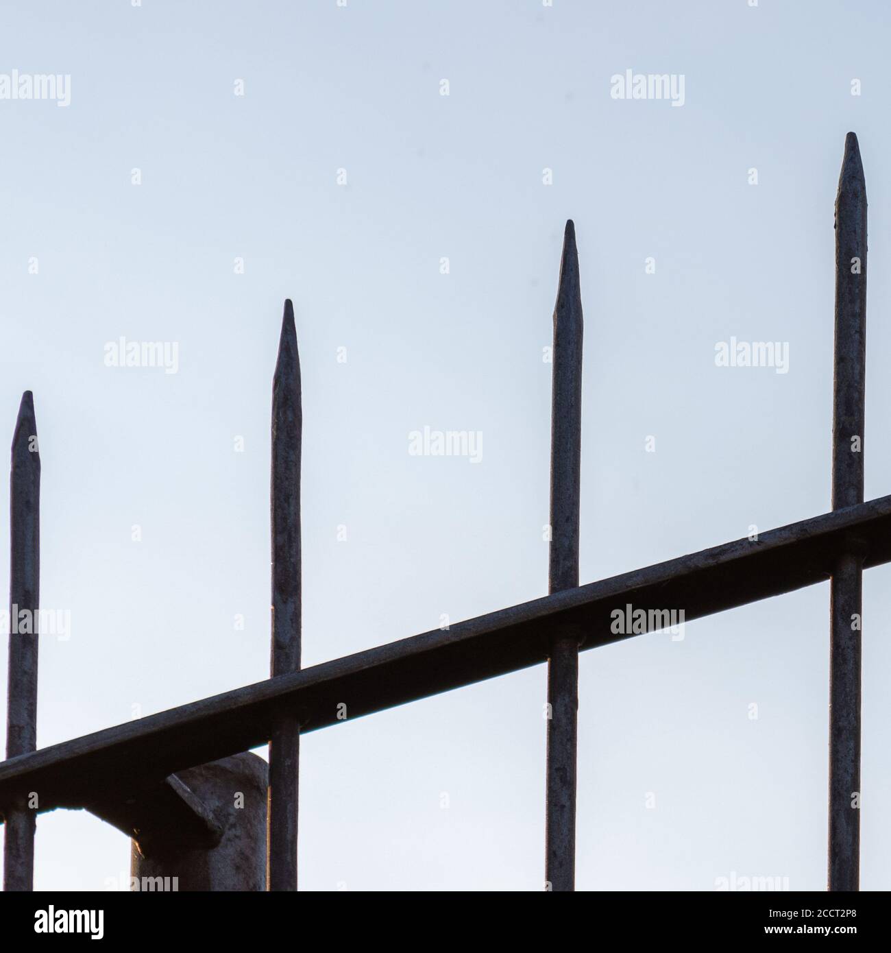 Aluminum wrought iron fence hi-res stock photography and images - Alamy