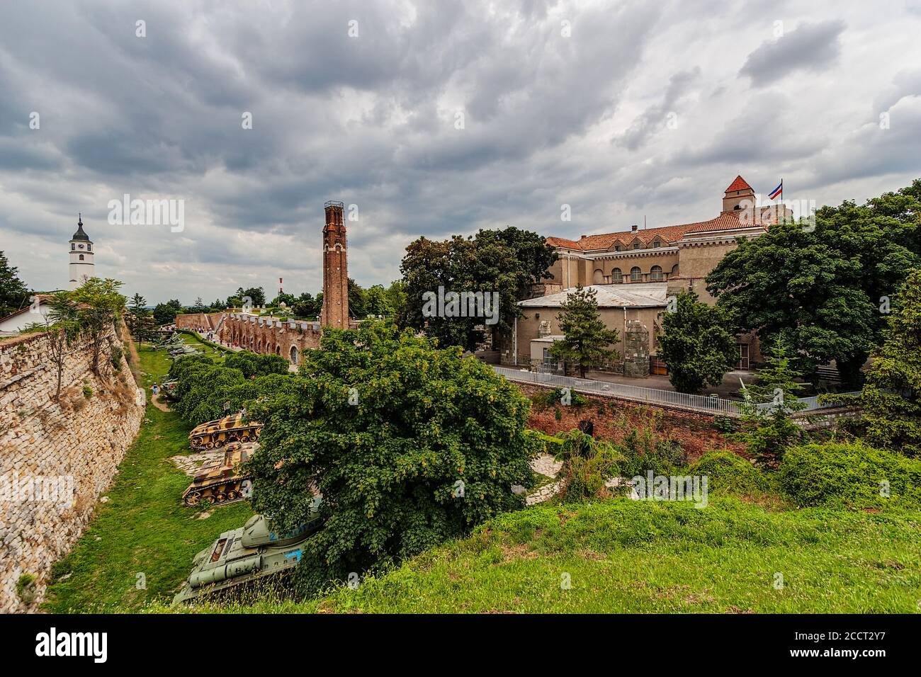 Kalemegdan fortress towers belgrade hi-res stock photography and images ...