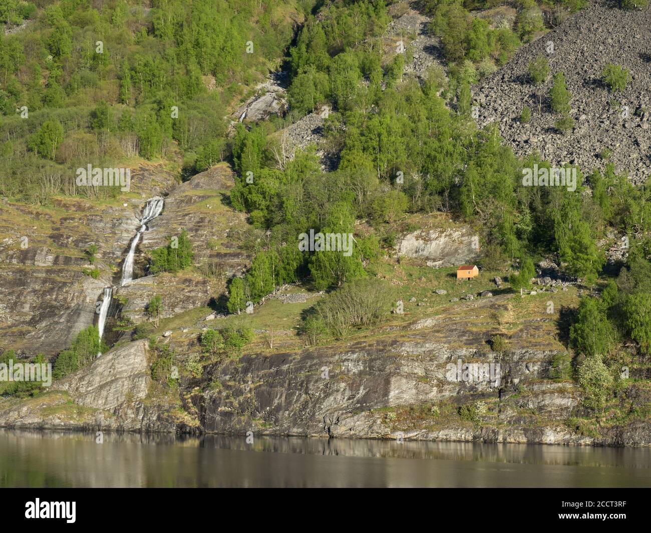 small village flam in norway Stock Photo - Alamy