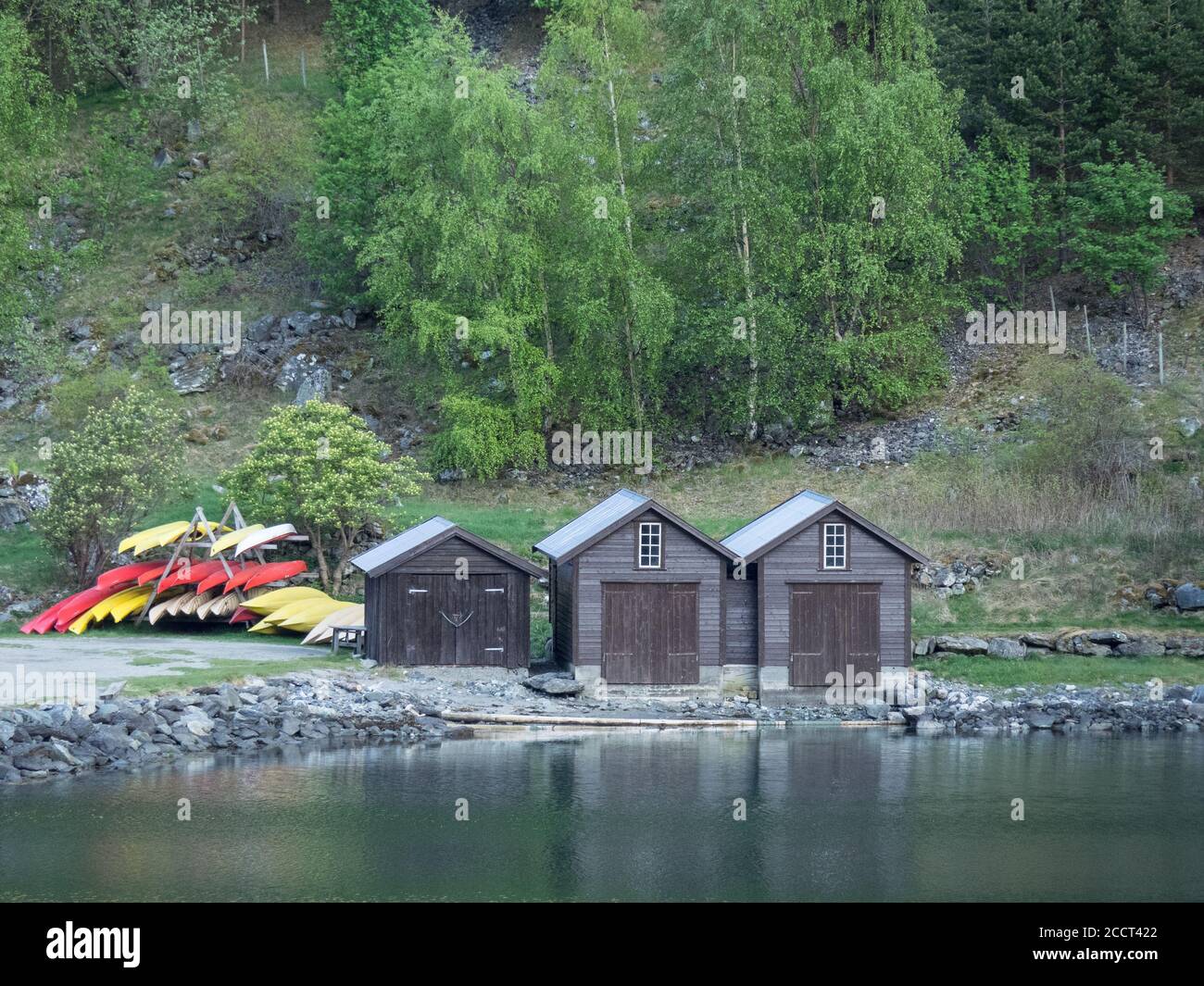 small village flam in norway Stock Photo - Alamy