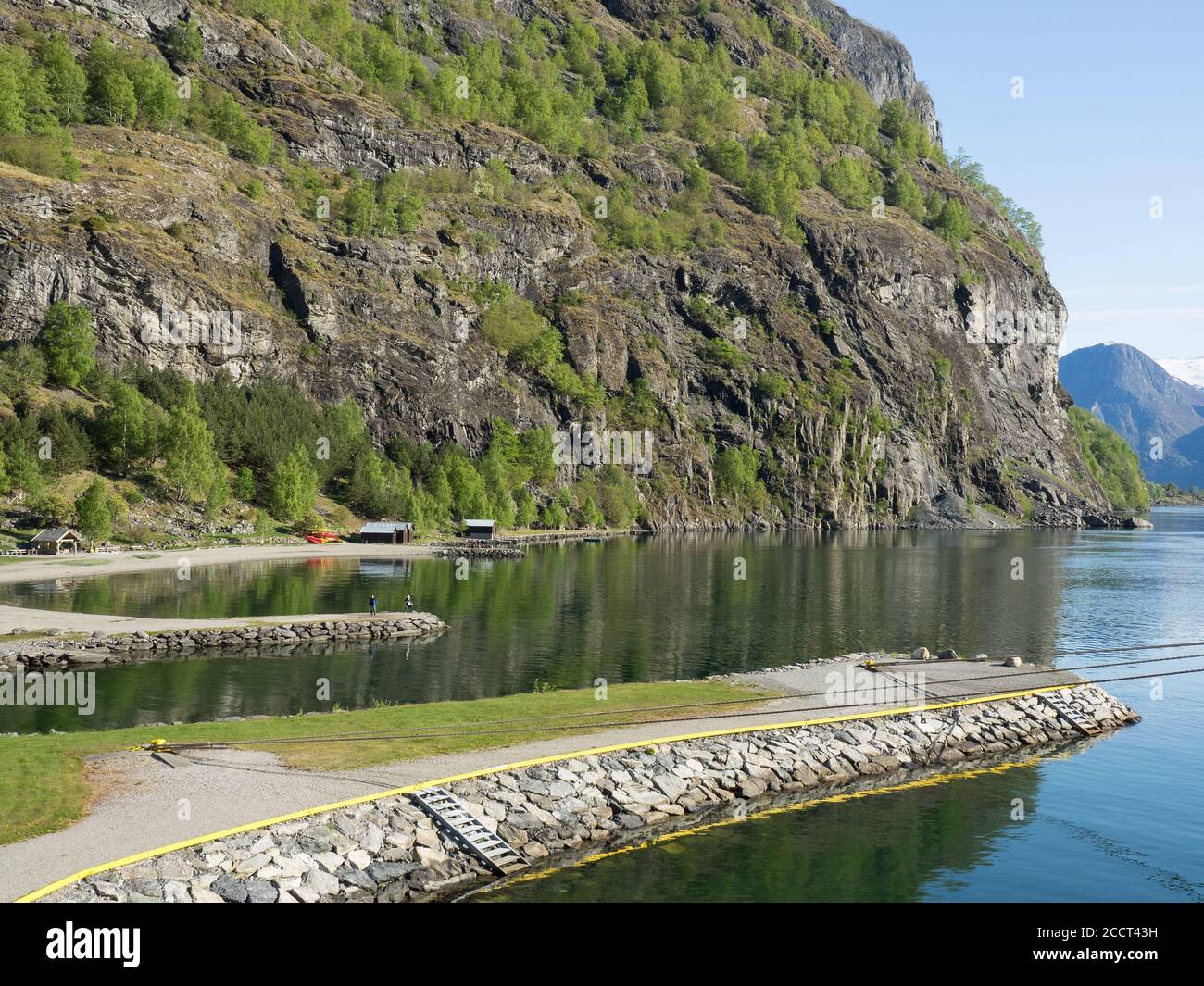small village flam in norway Stock Photo - Alamy