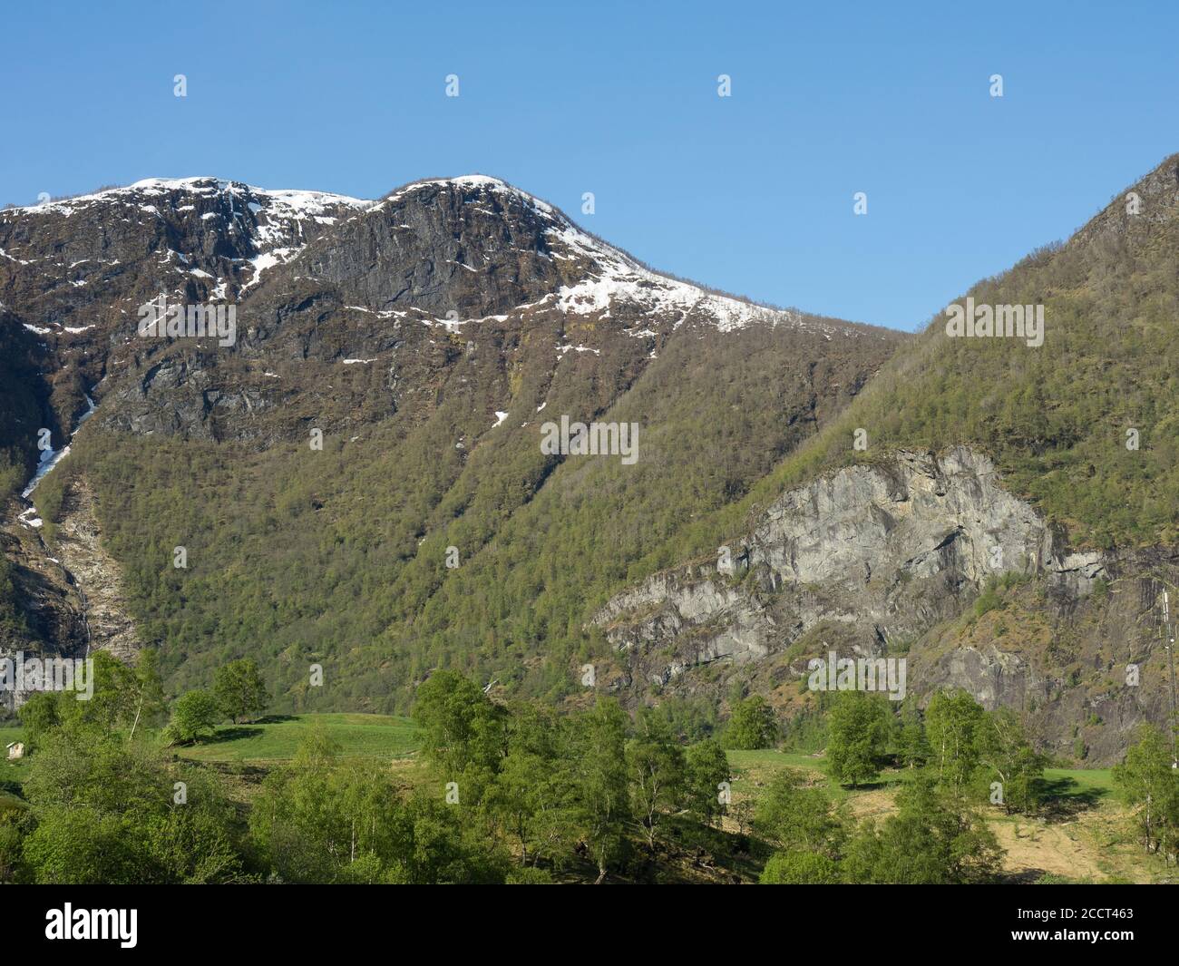 small village flam in norway Stock Photo - Alamy
