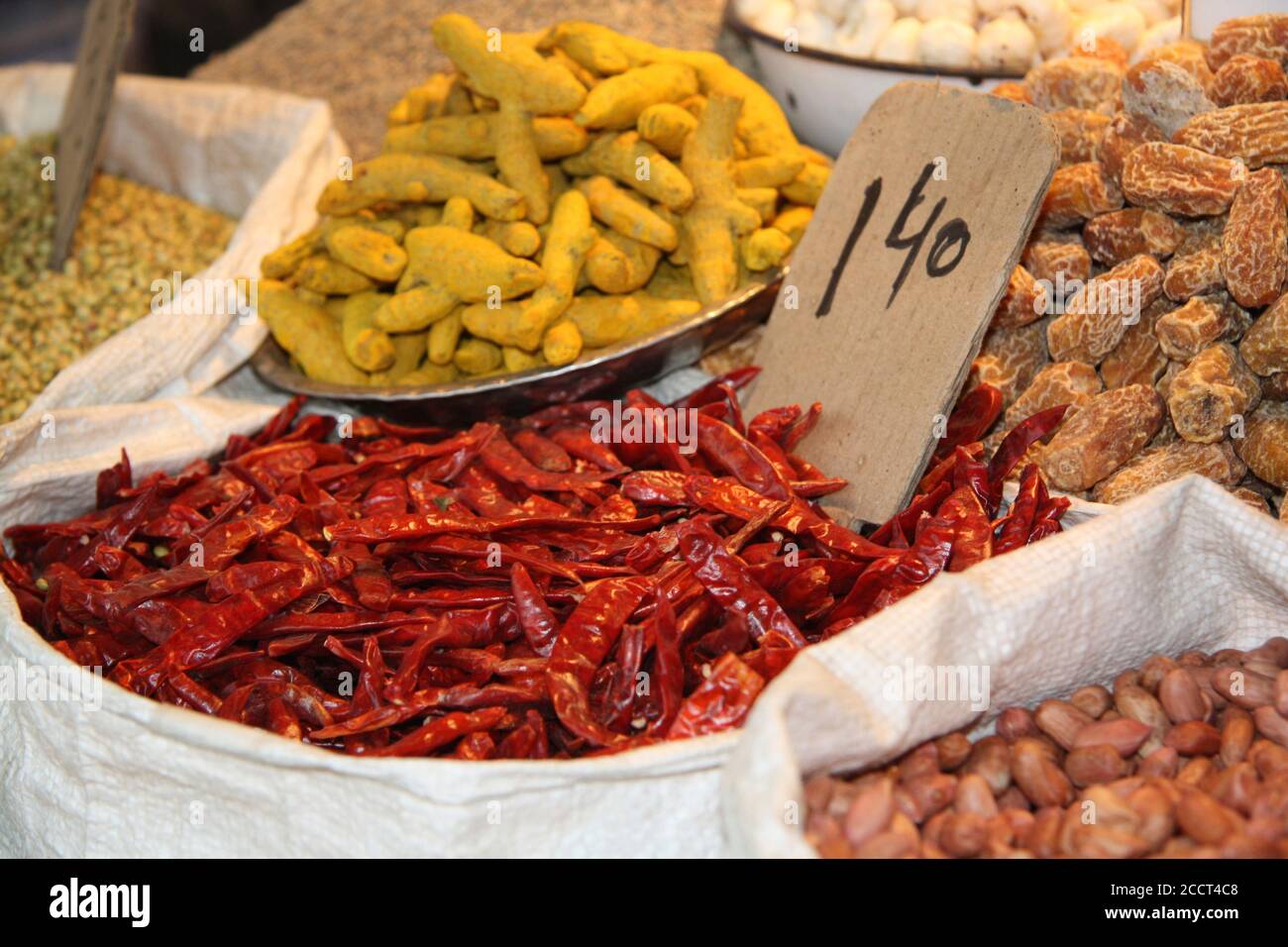 Indian Spices, Delhi Stock Photo - Alamy