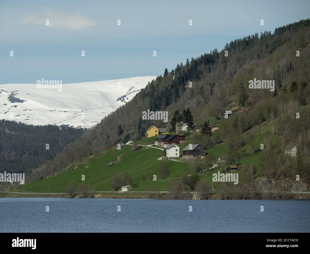 small village flam in norway Stock Photo - Alamy