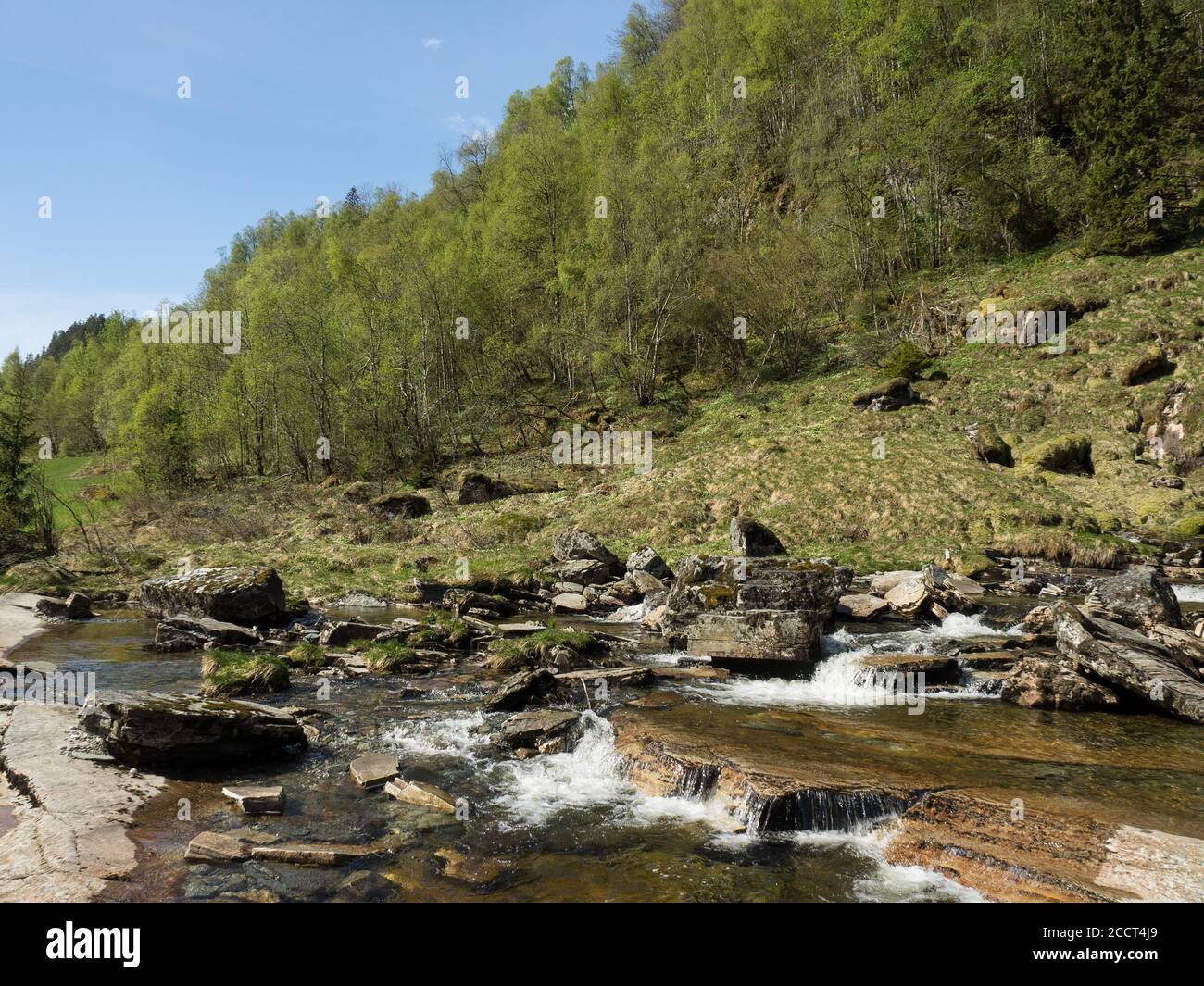 small village flam in norway Stock Photo - Alamy
