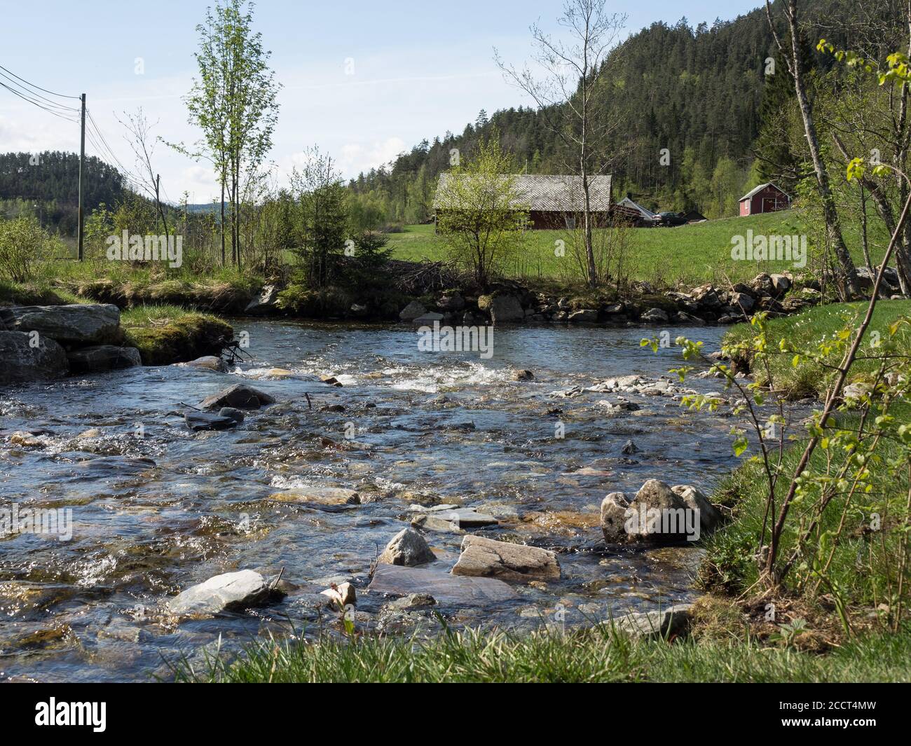 small village flam in norway Stock Photo - Alamy