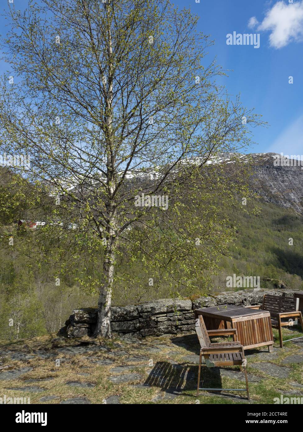 small village flam in norway Stock Photo - Alamy
