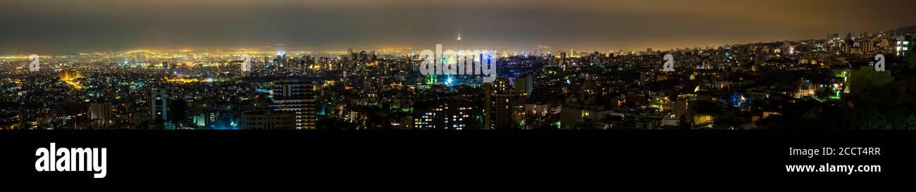 Iran skyline night hi-res stock photography and images - Alamy