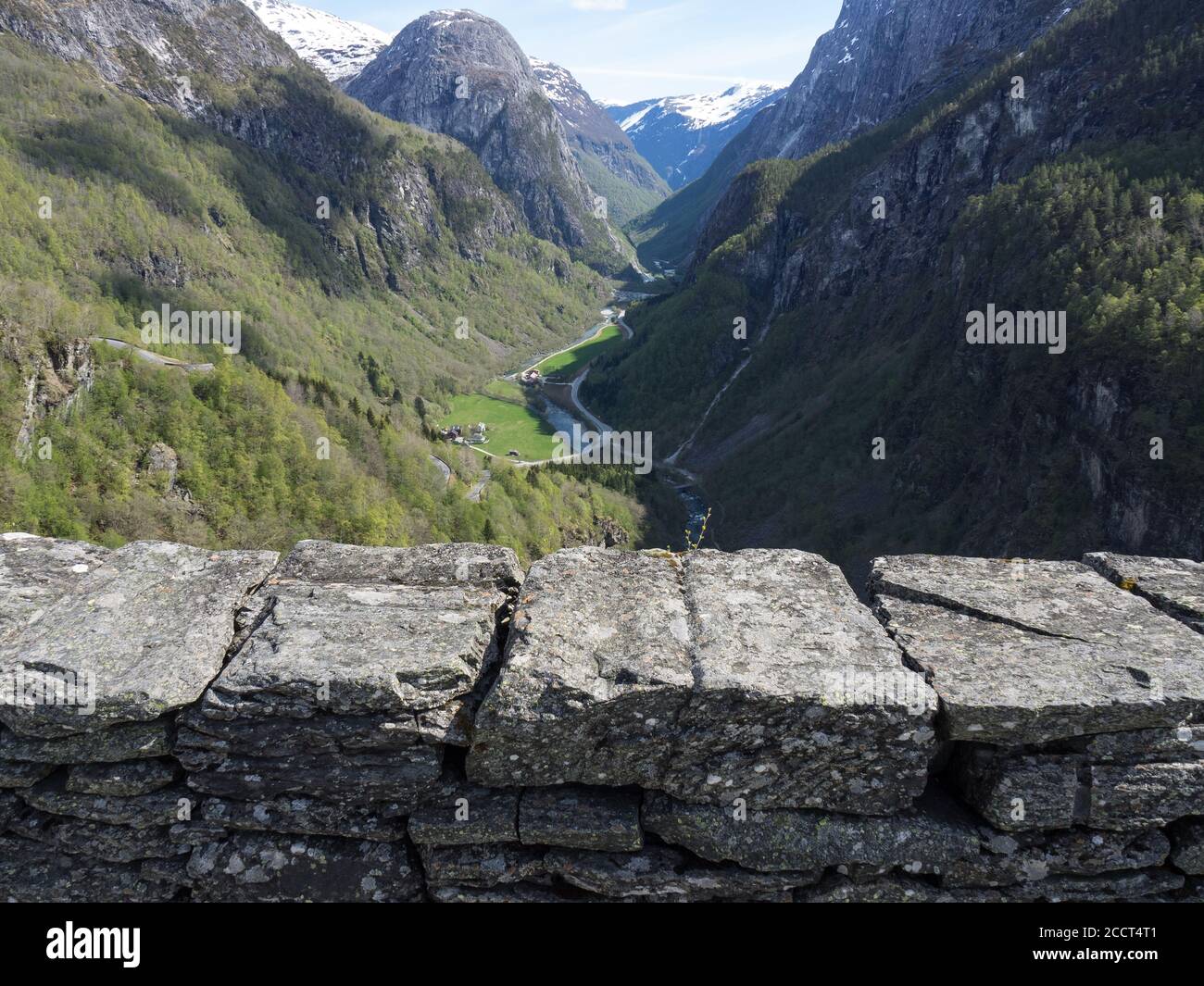 small village flam in norway Stock Photo - Alamy