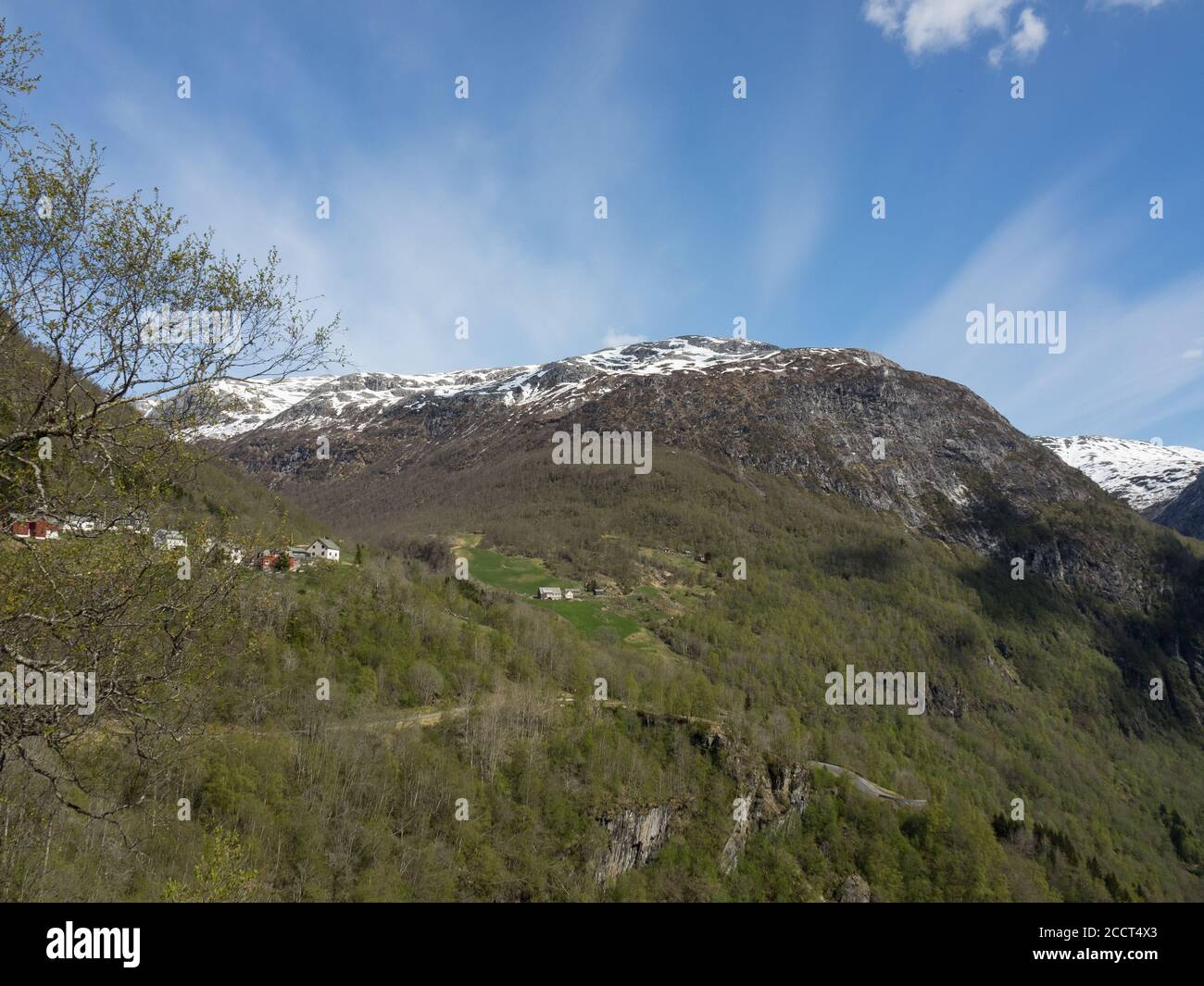 small village flam in norway Stock Photo - Alamy