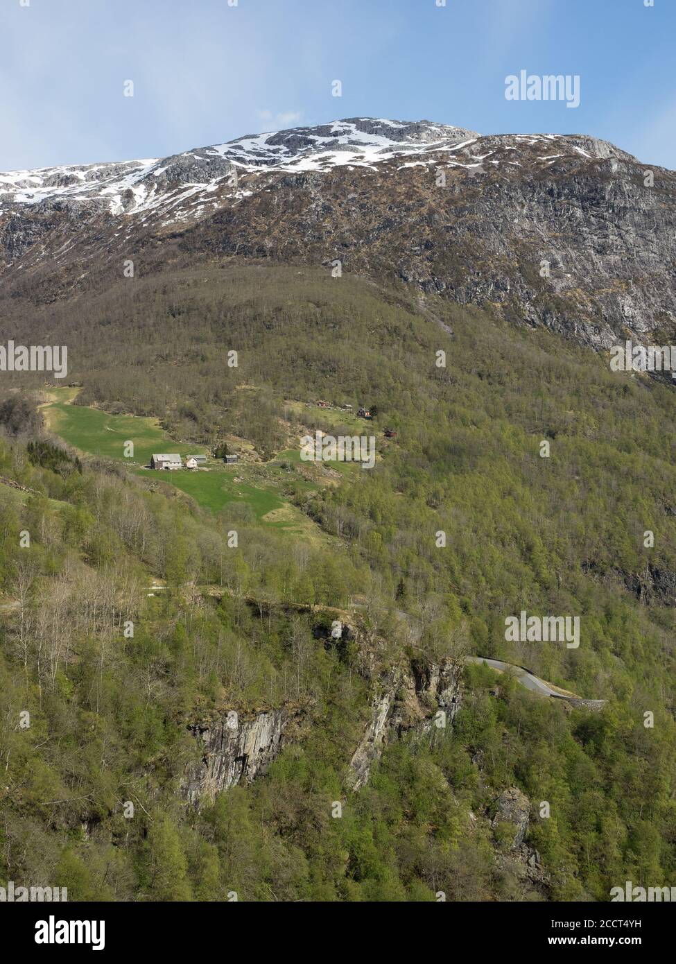 small village flam in norway Stock Photo - Alamy
