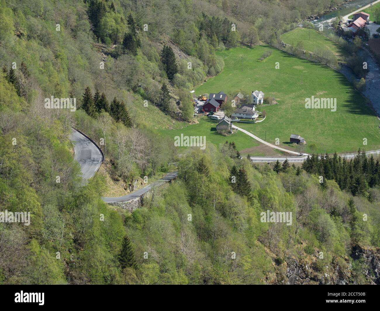 small village flam in norway Stock Photo - Alamy