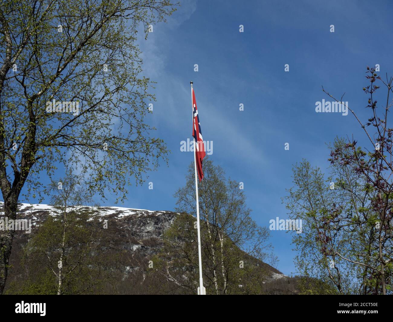 small village flam in norway Stock Photo - Alamy